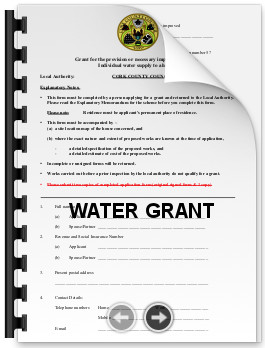 Grants For Water Schemes Ireland - Well drilling Cork | water pump ...